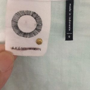 Anthropologie | Tops | Akemi Kin For Anthropologie White Shirt Size ...
